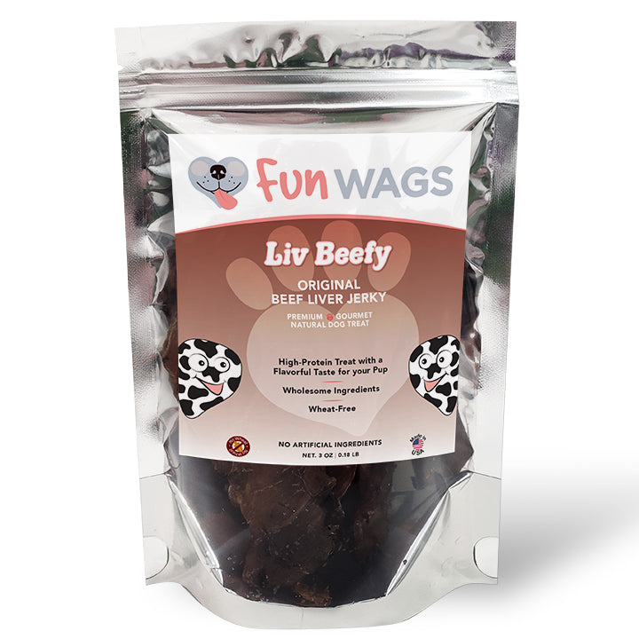 Liv Beefy - Beef Liver Jerky – FunWags